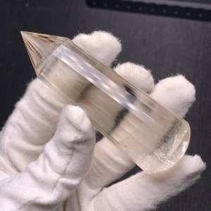 18 Sided Vogel Style Clear Smoky Quartz Crystal Point Crystal Healing ...