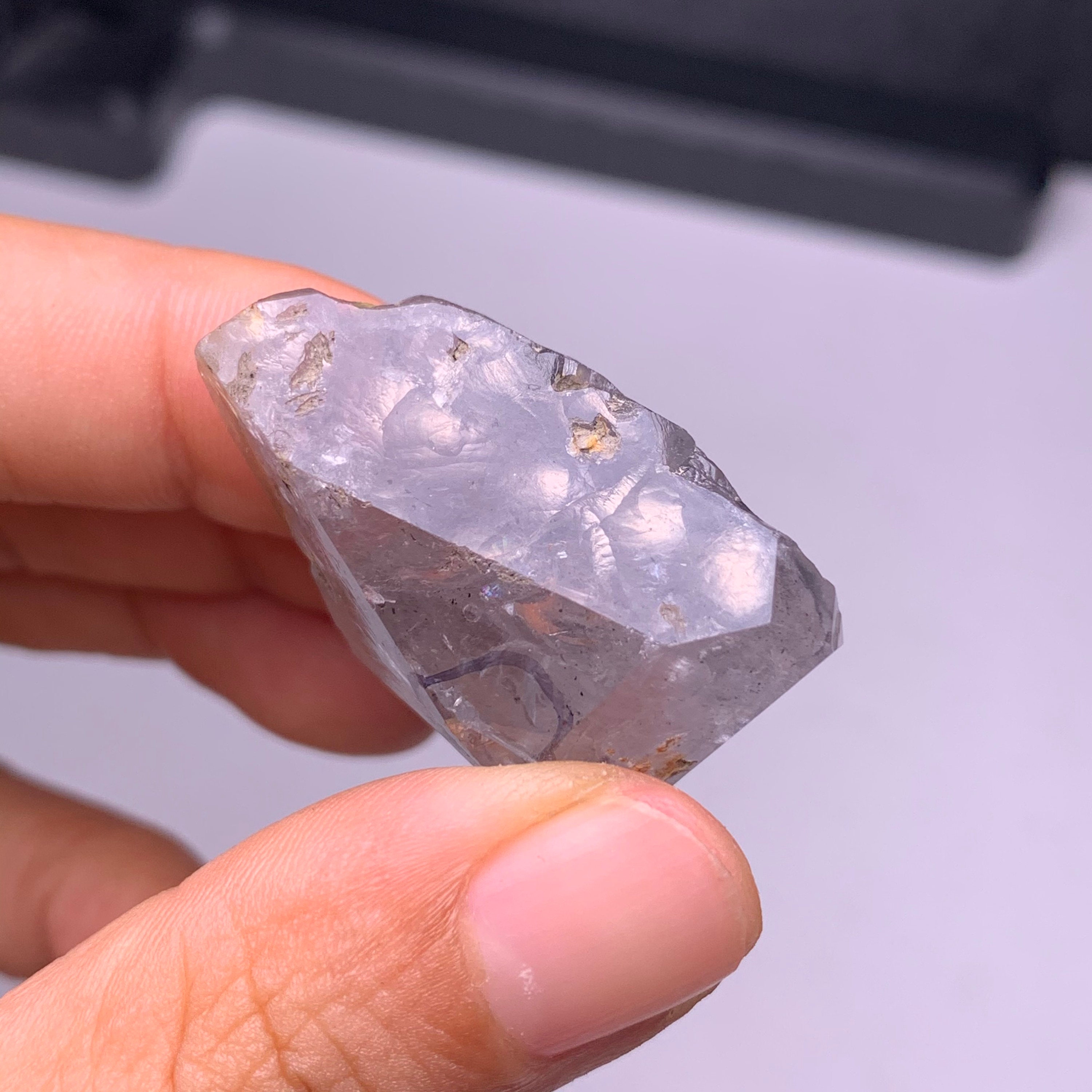 18.2GRAM Natural Quartz Water Bubble Enhydro Quartz Crystal - Etsy