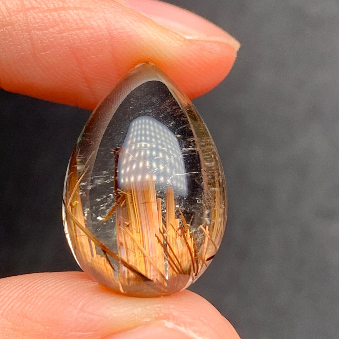 Natural Copper Rutilated Inclusion Crystal - Etsy