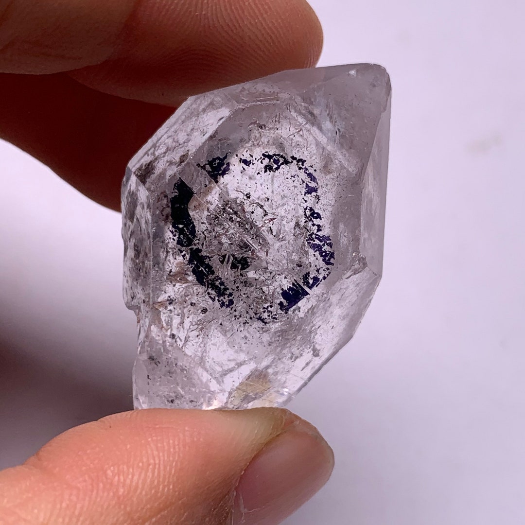 18.7 Gram Natural Mobile Water Bubble & Falling Enhydro Quartz Crystal ...