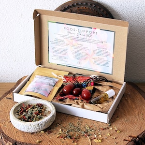 PCOS Gift Box Yoni & Womb Care Box With Carnelian Yoni Eggs Set, PCOS ...