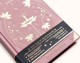 2026 Weekly Planner, Year of Growth by Dreamy Moons: Mindfulness, Moon ...