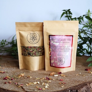 Moon Cycle Tea: Goddess Wellness Herbal Blend With Red Raspberry & Rose ...
