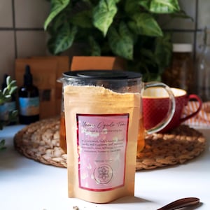 Moon Cycle Tea: Goddess Wellness Herbal Blend With Red Raspberry & Rose ...