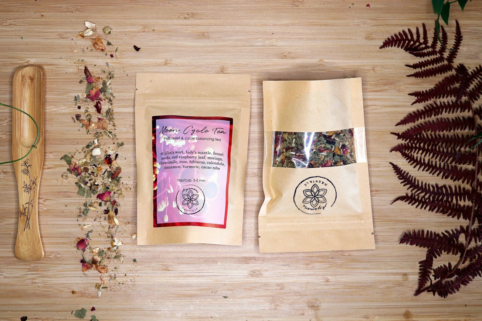 Moon Cycle Tea: Goddess Wellness Herbal Blend With Red Raspberry & Rose ...