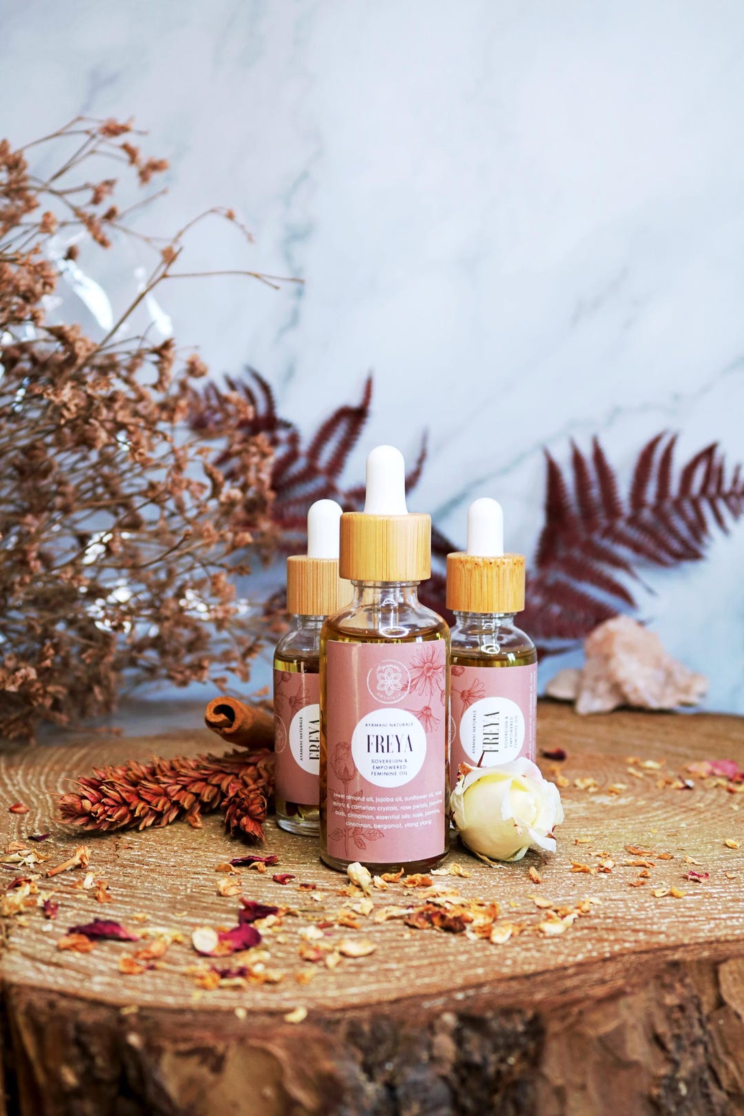 Freya Ritual Oil: Divine Feminine Anointing Blend With Jasmine & Rose ...