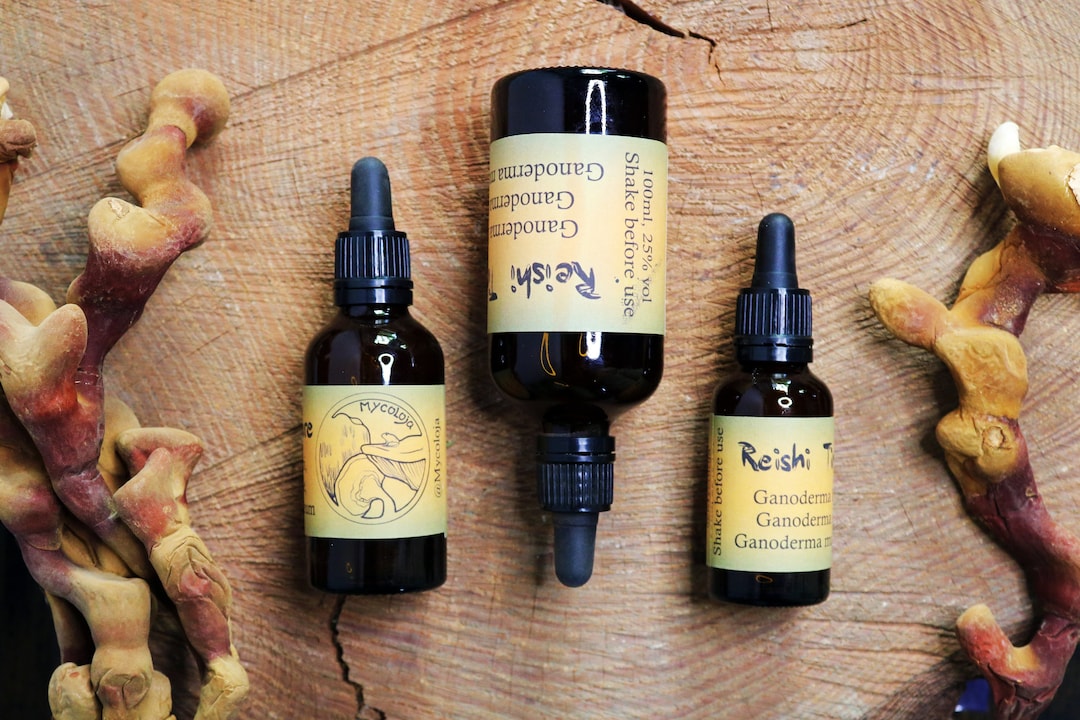 REISHI Tincture Adaptogenic Mushroom Double Ultrasonic - Etsy