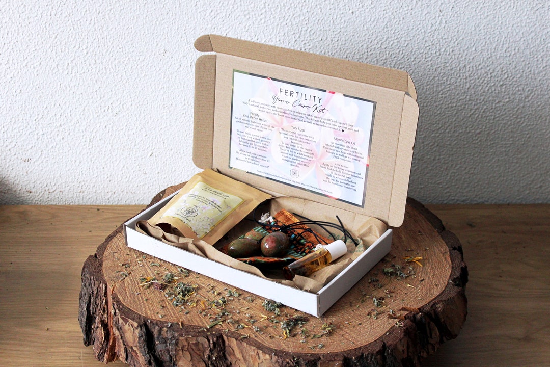 Fertility Box Yoni & Womb Care Set, Unakite Yoni Eggs, Fertility Yoni ...