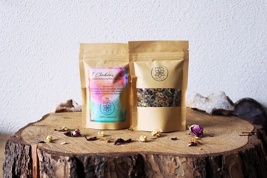 7 Chakras Herbal Tea: Balancing Loose Leaf Blend - Etsy UK