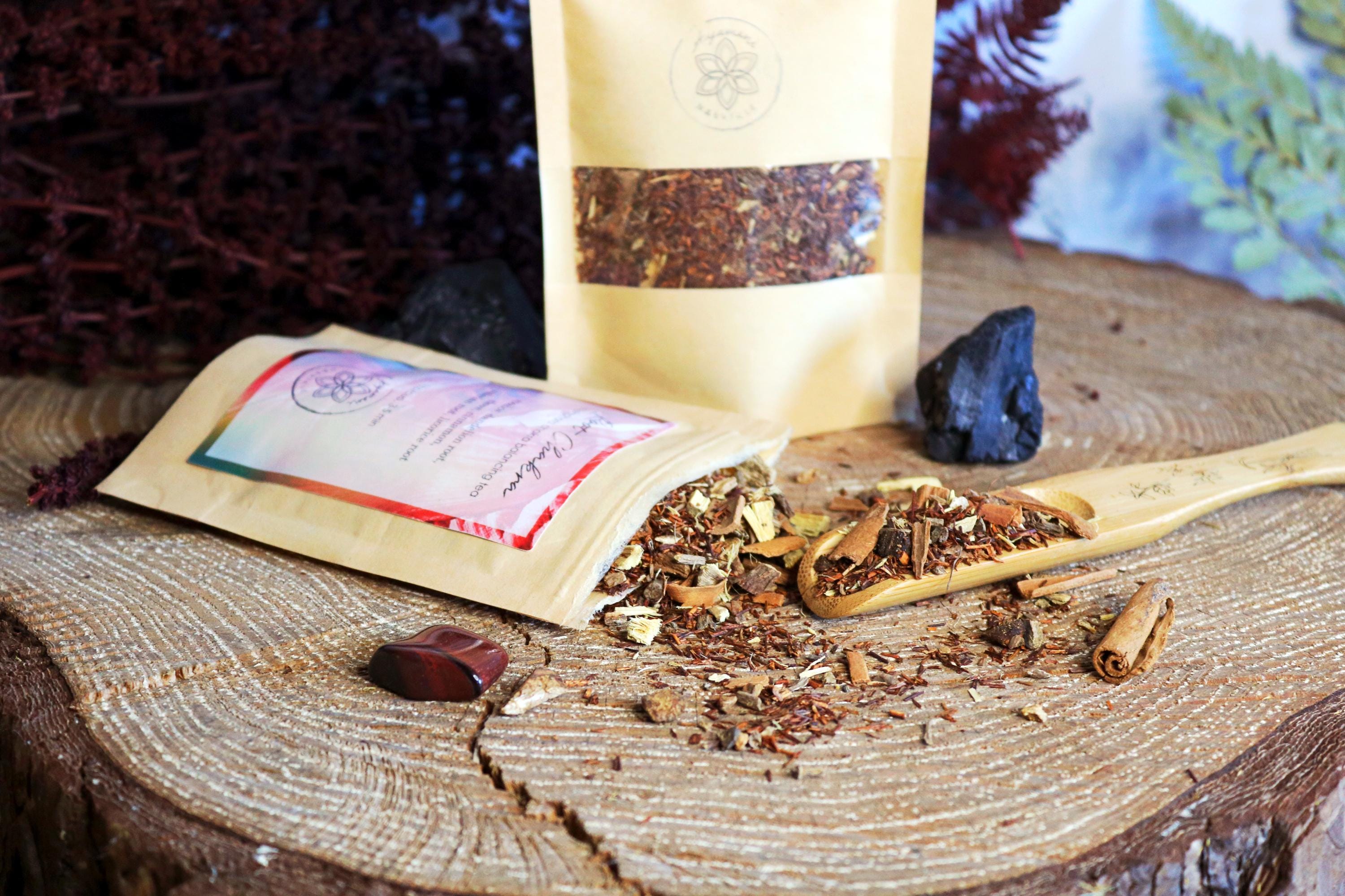 Root Chakra Tea: Grounding Herbal Tea Blend With Rooibos - Etsy