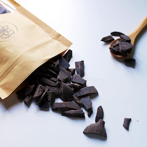 CEREMONIAL CACAO BLOCK: Peruvian Raw Cacao Paste, Organic 100% Criollo ...