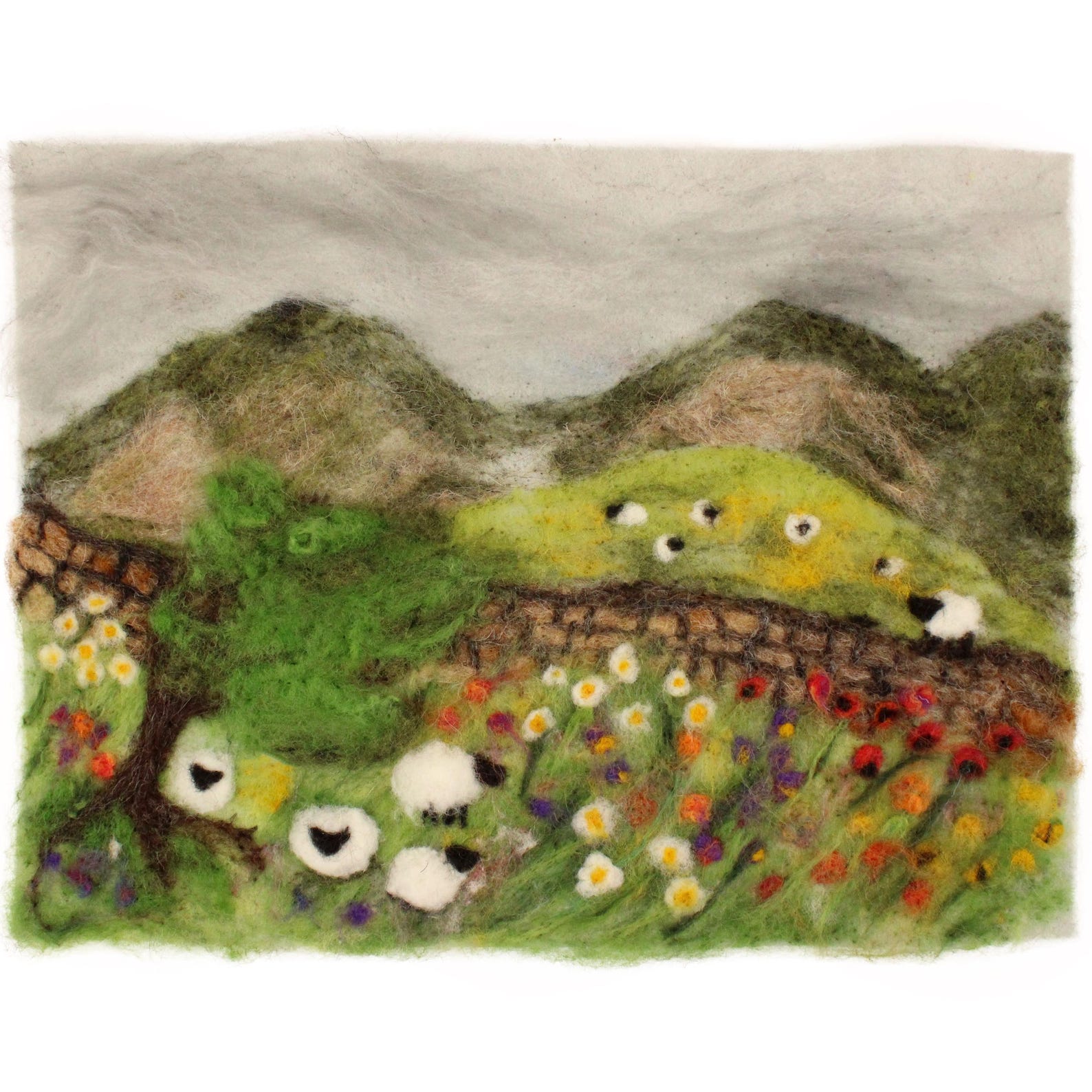 Stormy Landscape Needle Felt Kit - Etsy