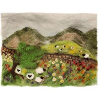 Felt Countryside Scene Digital Image - Etsy