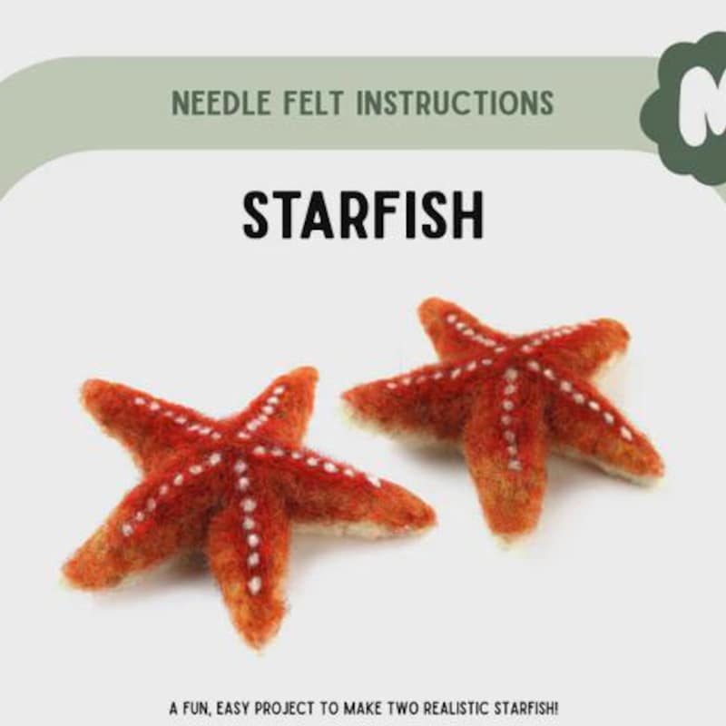 Felt Starfish - Etsy