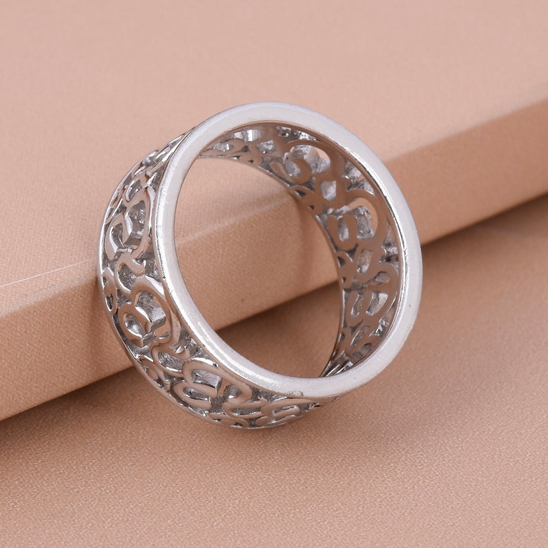 A Plain Silver Ring Simple Plain Silver Ring Handmade | Etsy