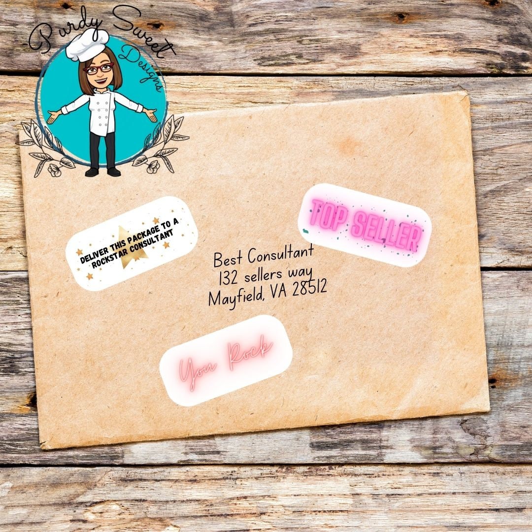 DIGITAL DOWNLOAD Happy Mail Stickers for Consultant Recognition, Top ...