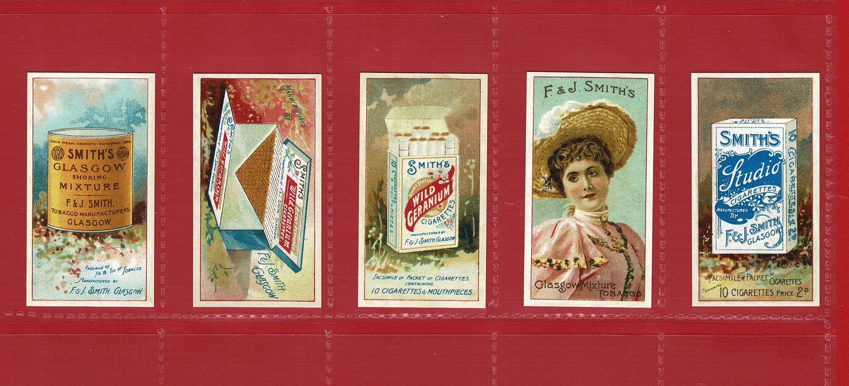 ADVERTISEMENT CARDS 1897 Reprint Cigarette Tobacco Card Set - Etsy