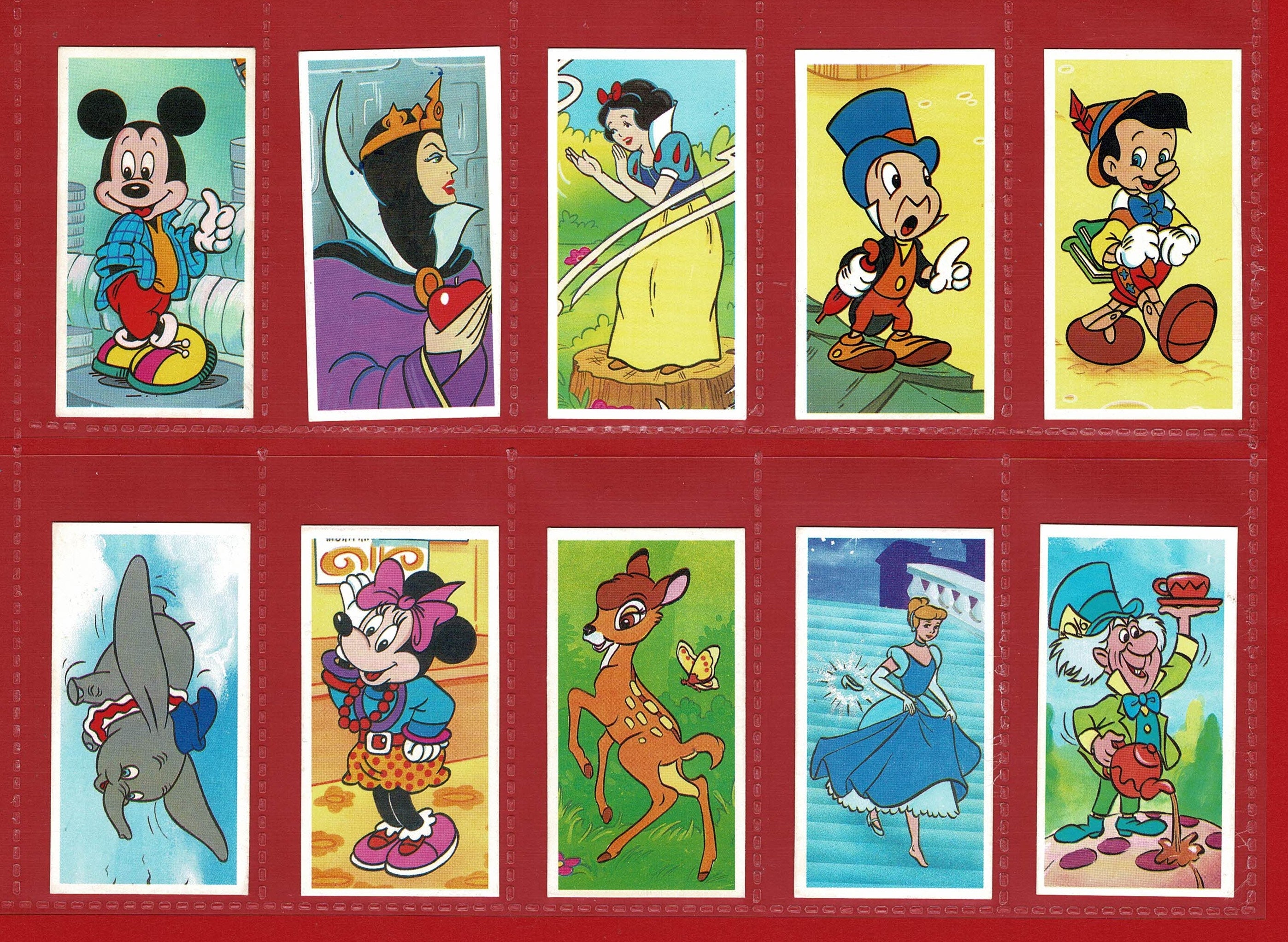 WALT DISNEY CARDS the Magical World of Disney Brooke Bond Tea Card Set ...