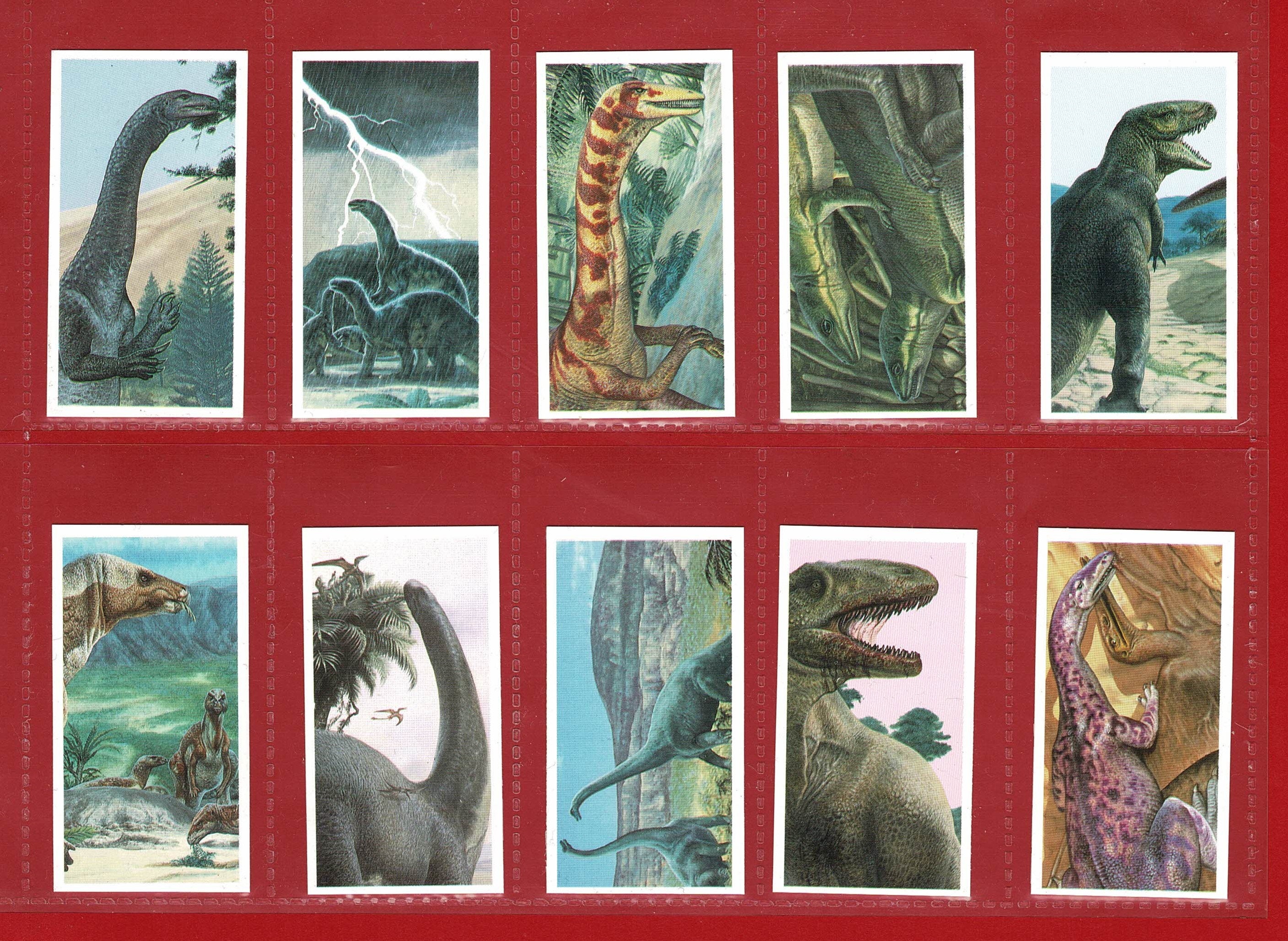 DINOSAUR TRADE CARDS 'the Dinosaur Trail' Original 1990's British Tea ...