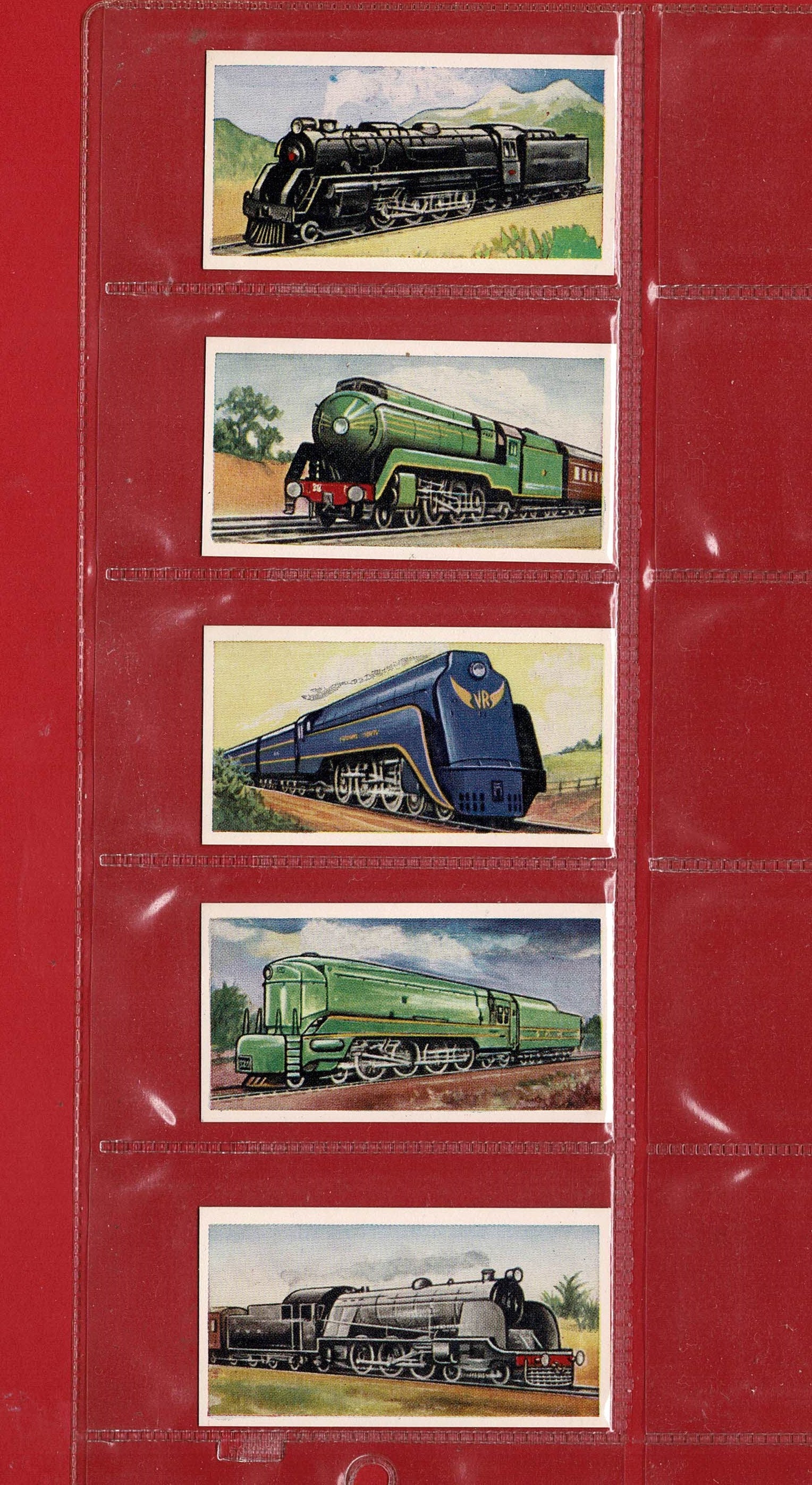 WORLD LOCOMOTIVES 1961 Complete Confectionery Trade Card Set - Etsy