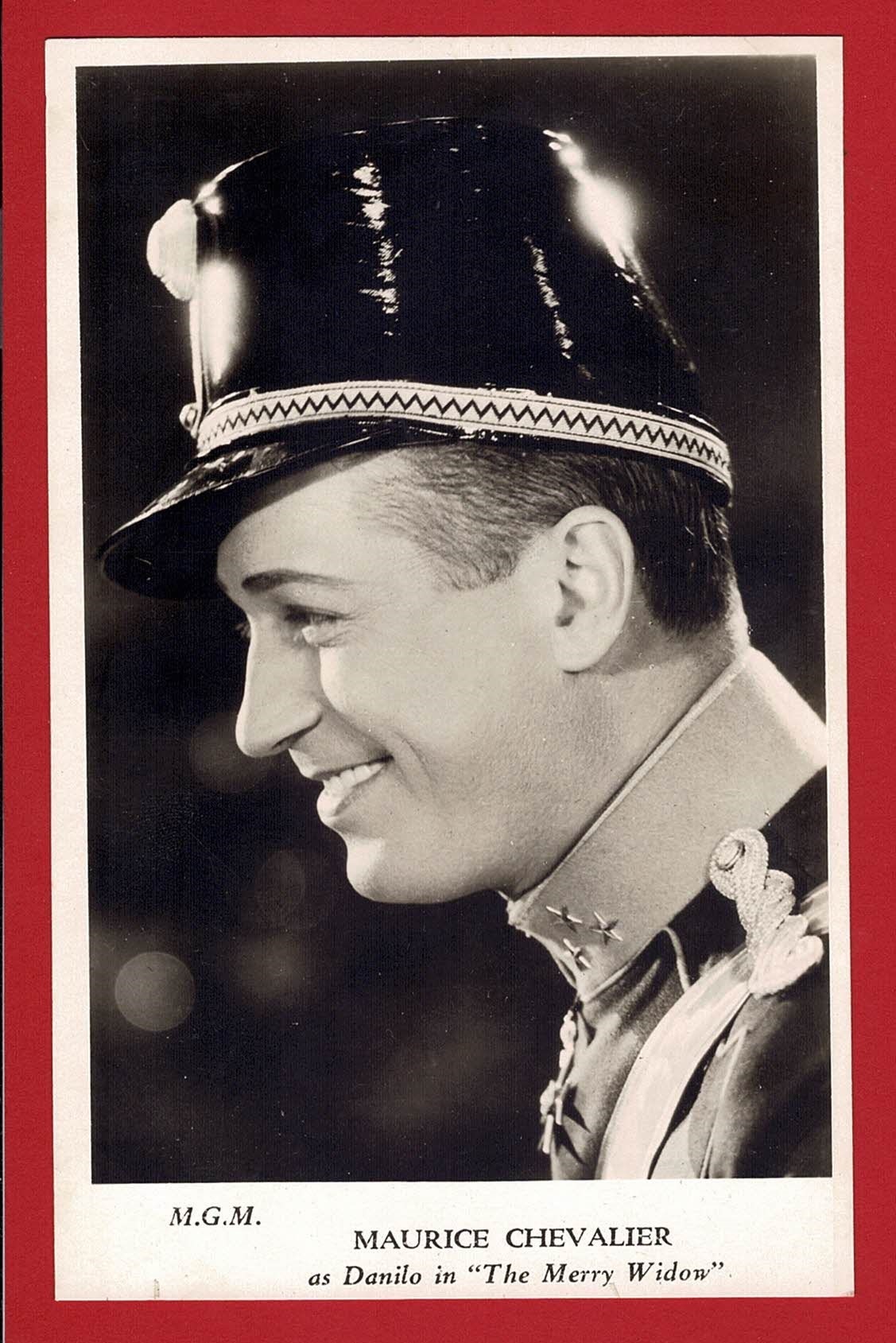 MAURICE CHEVALIER POSTCARD - French Actor Singer Entertainer - Movie ...