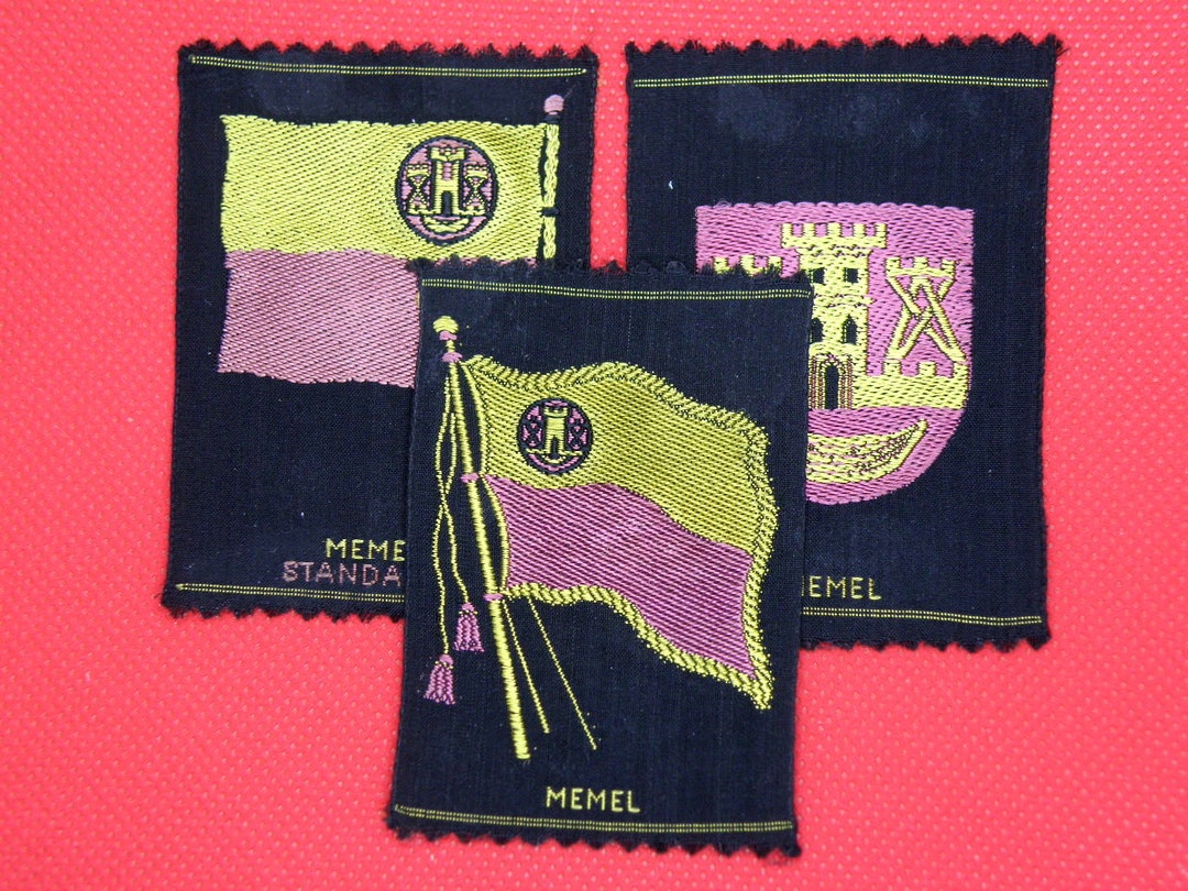 MEMEL - SILK Cigarette Cards - 1930 National Flag, Standard Flag & Arms ...