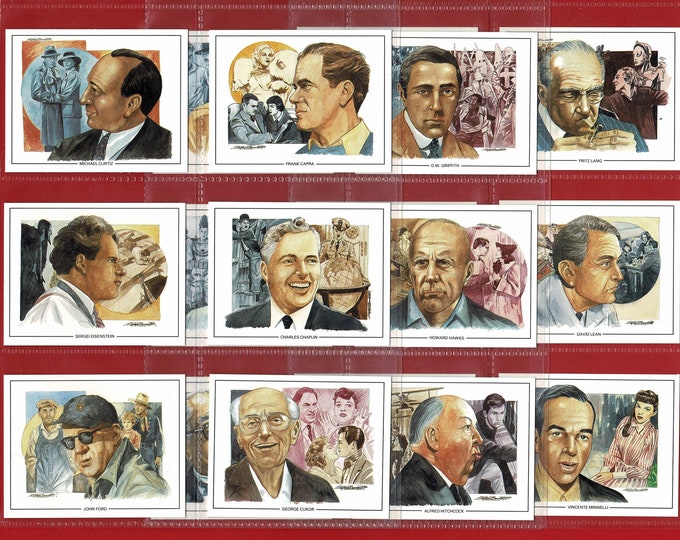 FAMOUS FILM DIRECTORS - Trade Card Set Movie Cinema Film - Cecil Court ...