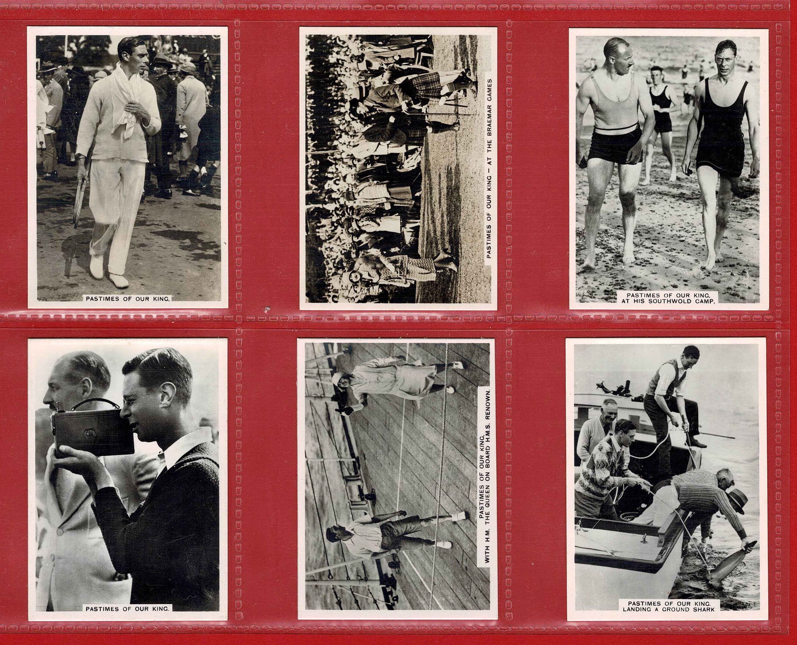 KING GEORGE VI Original 1930's Photographic Cigarette Tobacco Cards ...