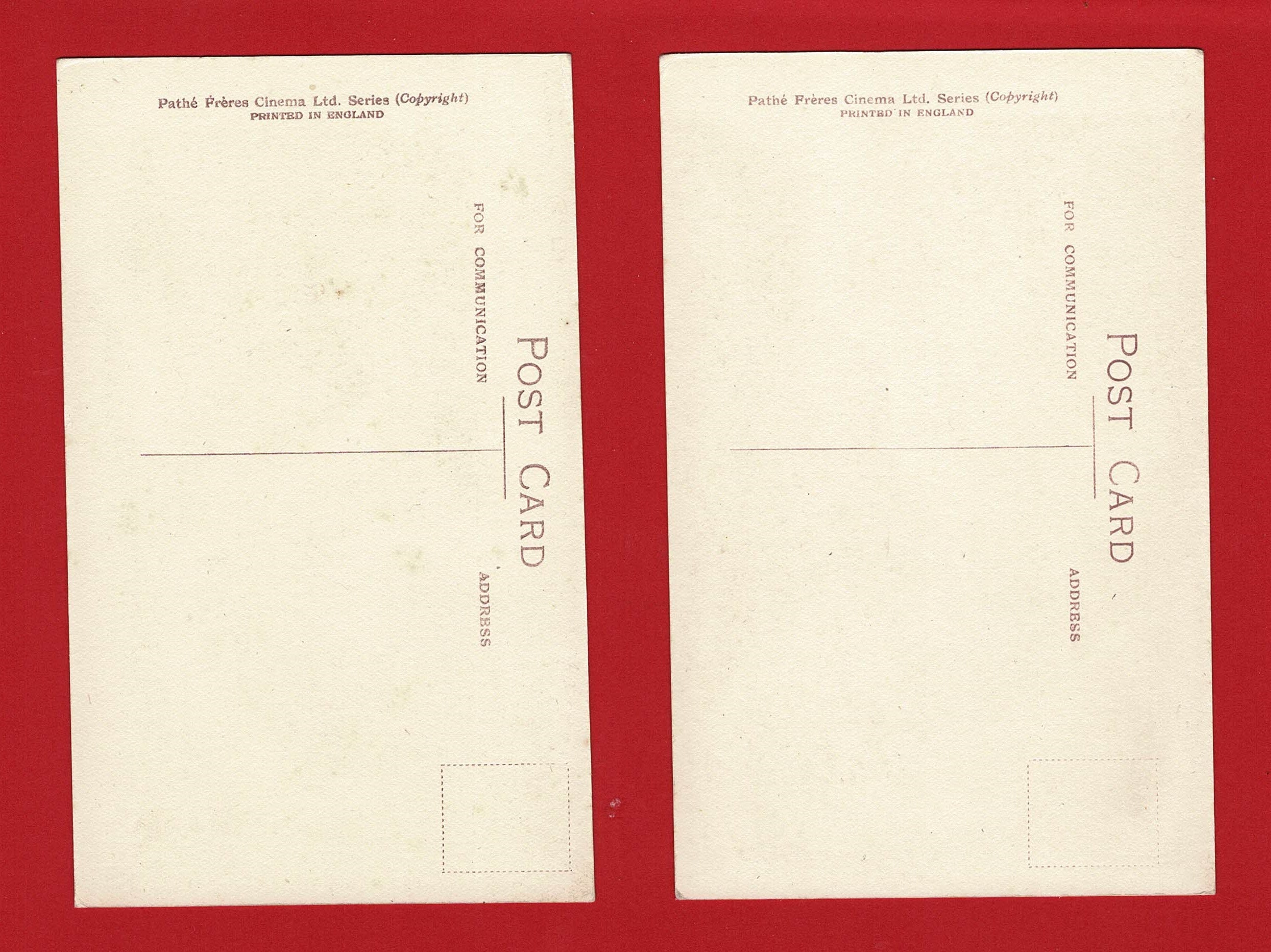 4x PEARL WHITE POSTCARDS Vintage Original Cinema Movie Postcards ...