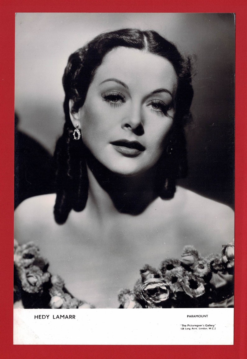 HEDY LAMARR LARGE Picturegoer Gallery Card Film Star - Etsy