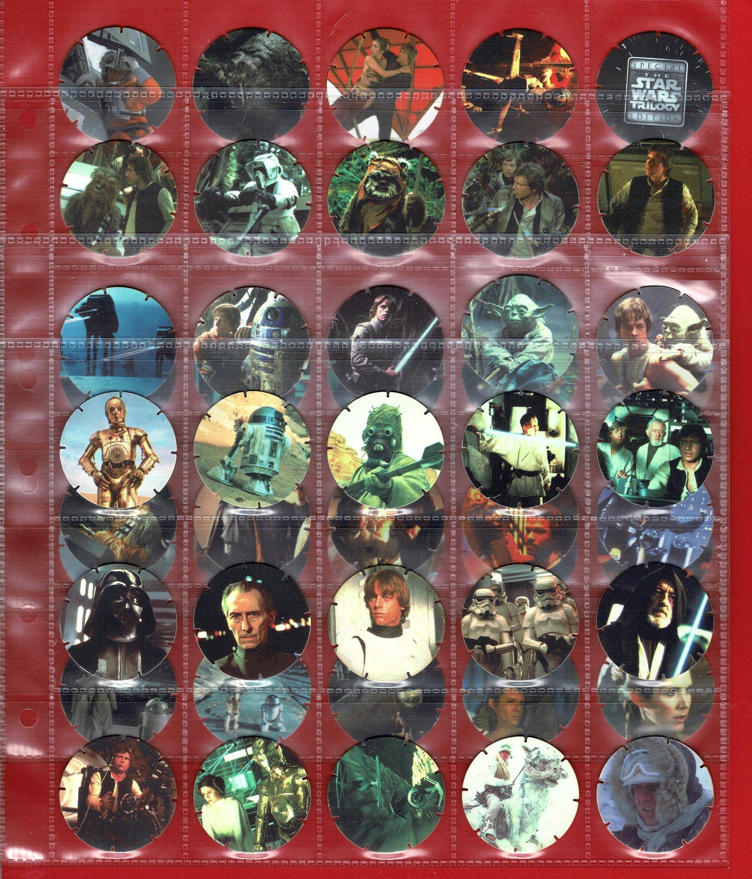 STAR WARS TRILOGY Tazos Special Edition Complete Tazo Set - Etsy