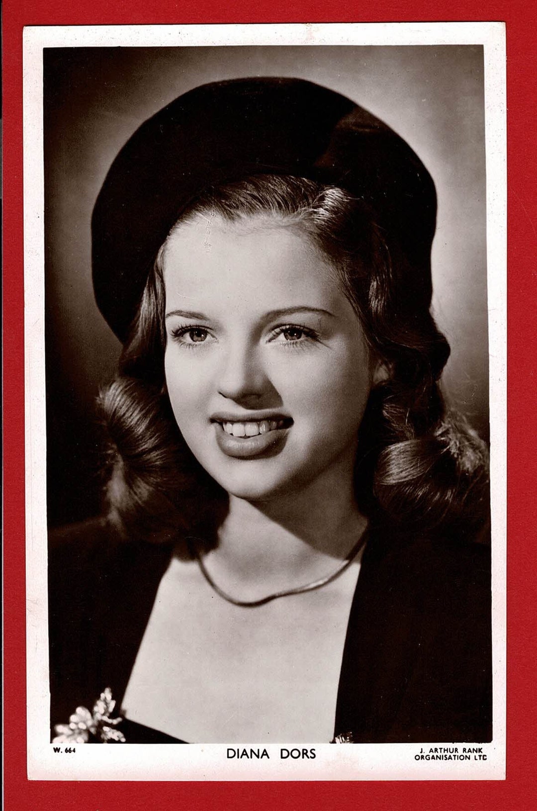 DIANA DORS Original 1940's Picturegoer Postcard - Etsy