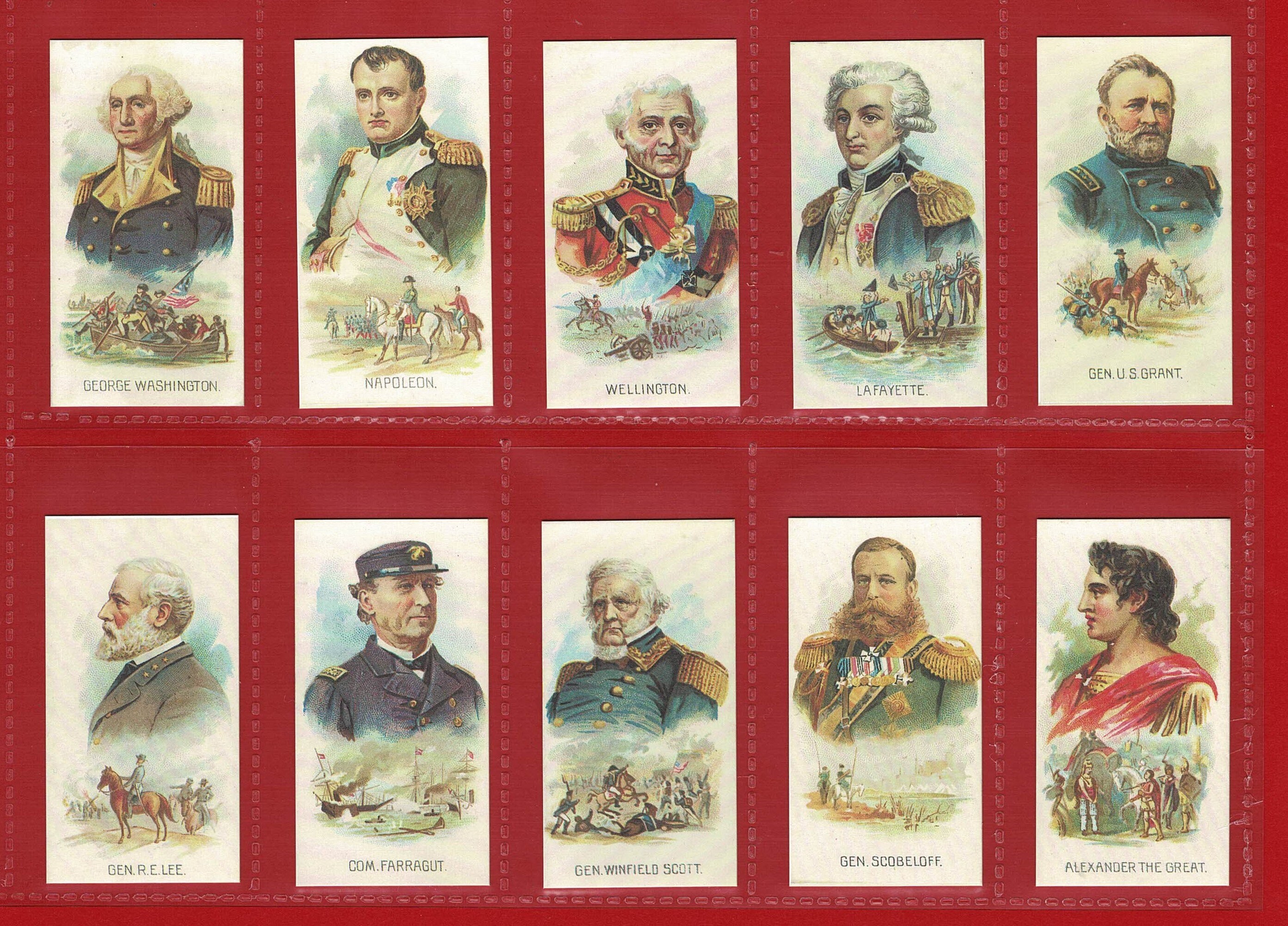 LEADERS - KINNEY BROS. (U.S.A.) C.1889 - Reprint Cigarette Tobacco Card ...