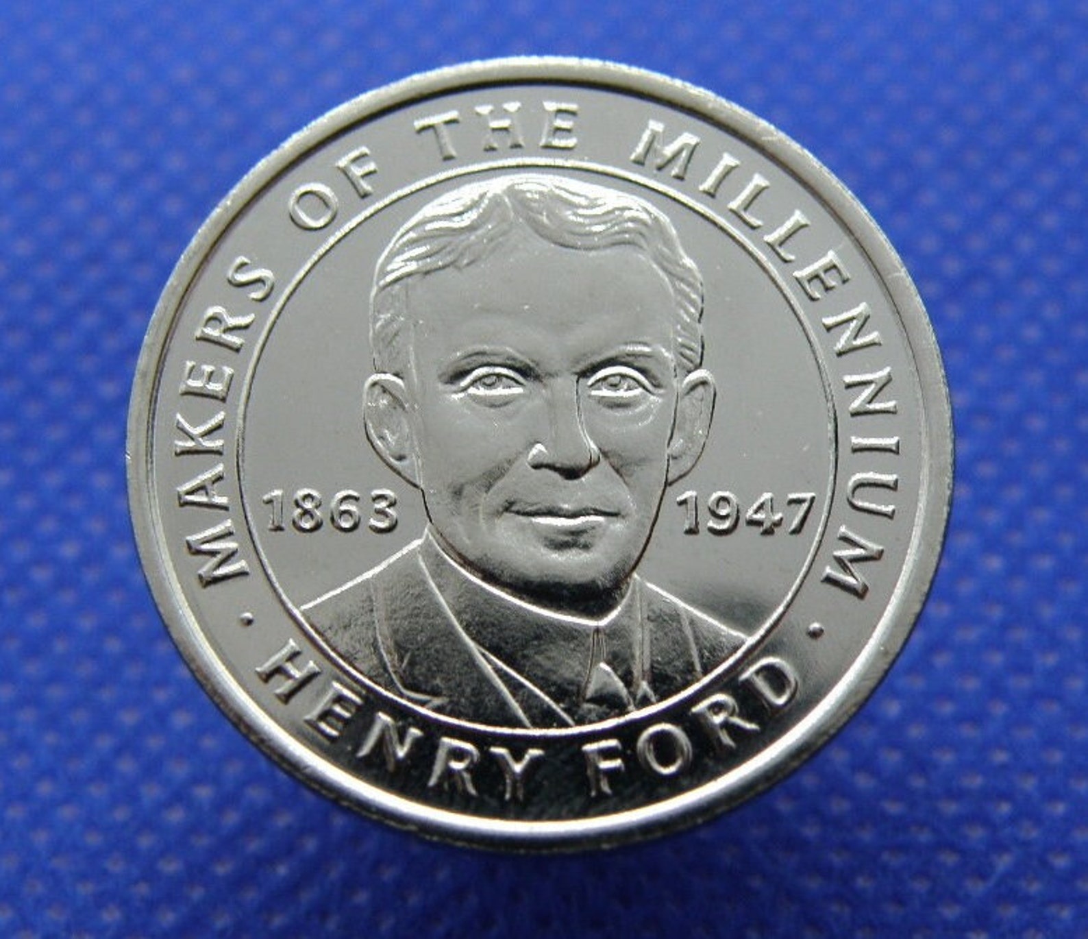 HENRY FORD - Collector's Medallion Coin - FMC Ford Motor Company ...