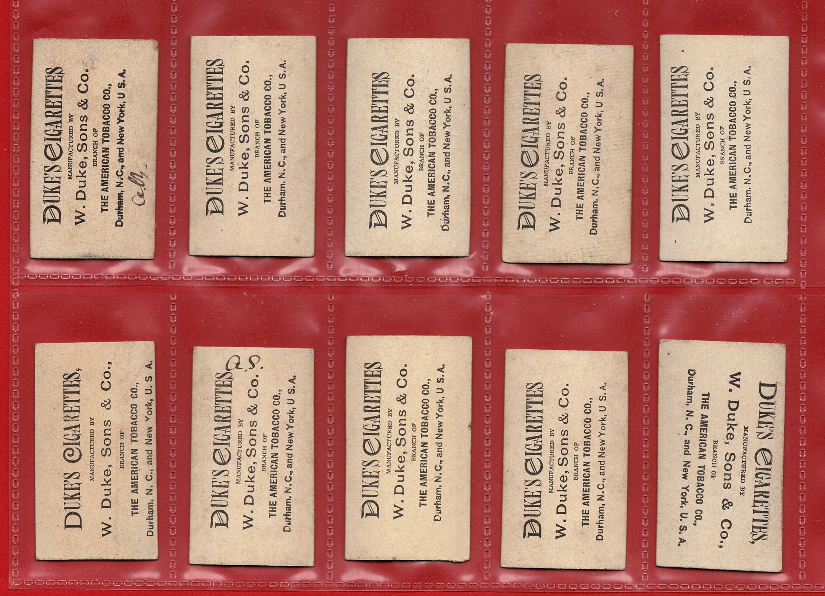 Duke's ACTORS and ACTRESSES Vintage W. DUKE Cigarette Tobacco Cards ...