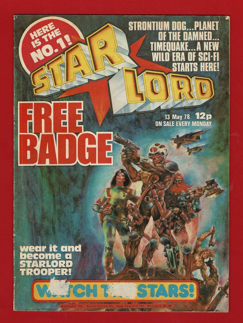 STAR LORD COMIC First Issue May 1978 Science Fiction - Etsy