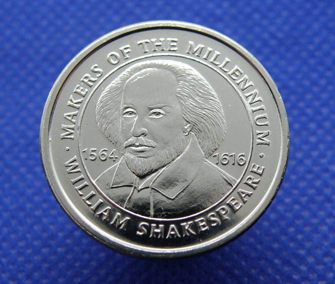 WILLIAM SHAKESPEARE - Collector's Medallion Coin - English Playwright ...