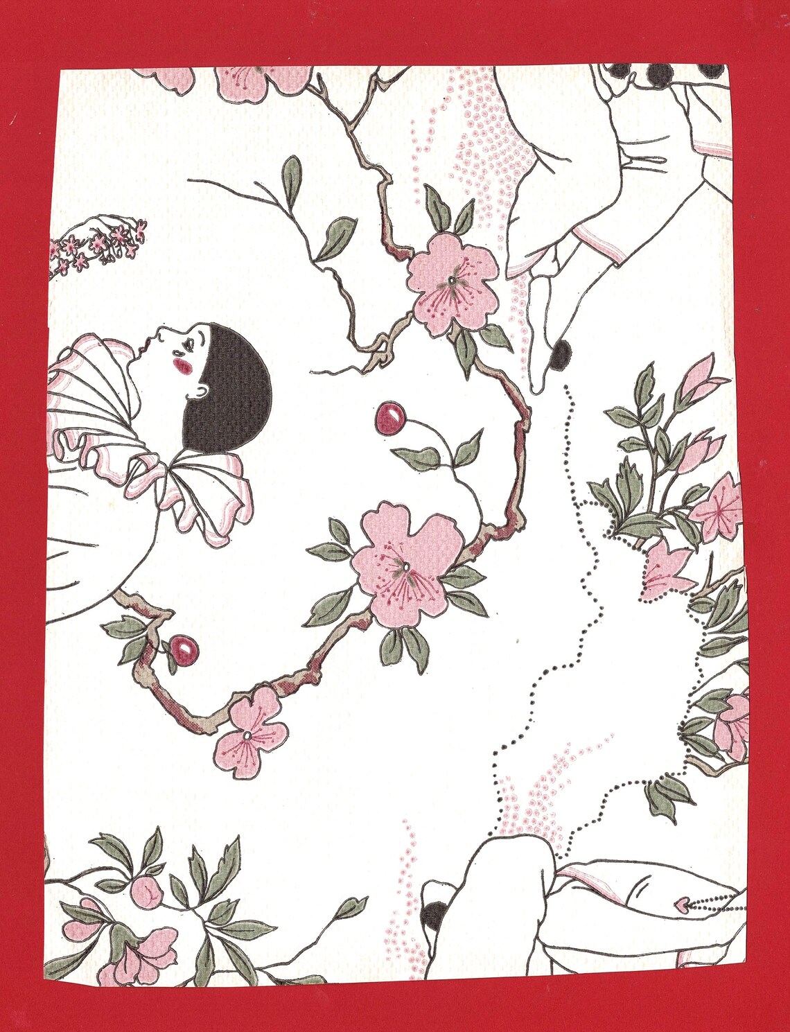 ORIGINAL SAUCY POSTCARD Artwork 'your Costumes Split' Genuine 1940's ...