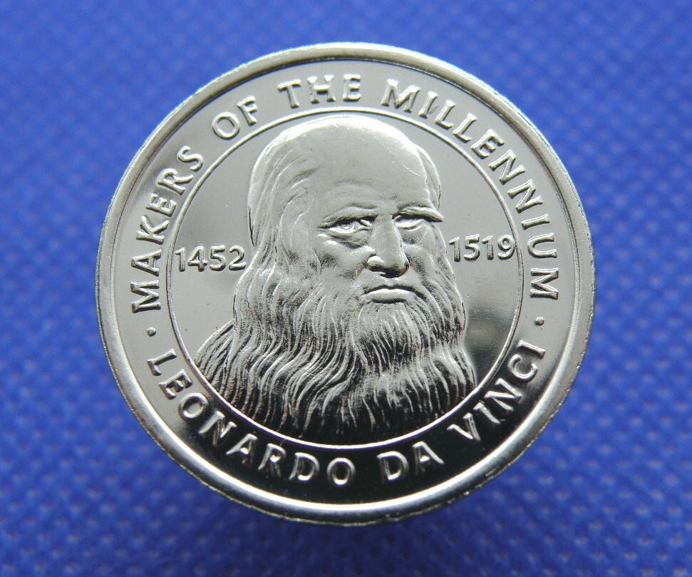 LEONARDO DA VINCI - Collector's Medallion Coin - Italian Painter - Mona ...