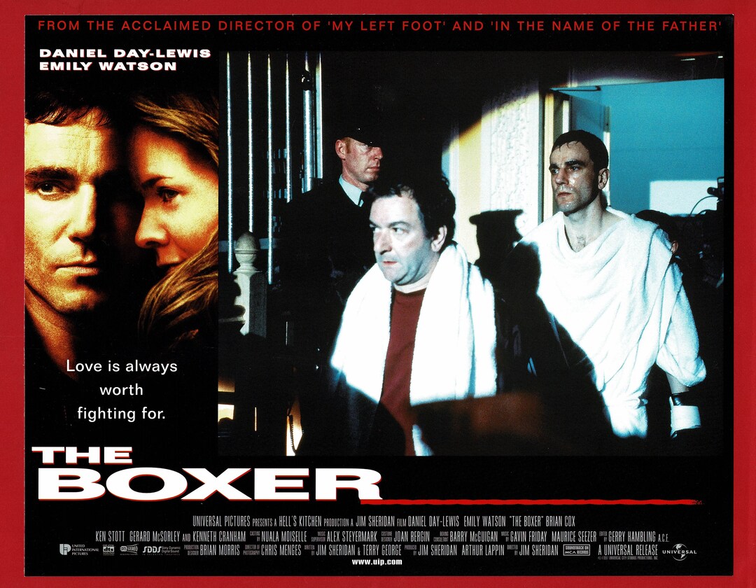 CINEMA LOBBY CARD - 'the Boxer' Film Advertising - Universal Pictures ...