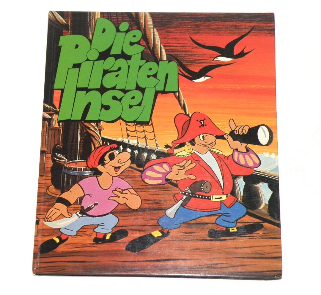 THE PIRATE ISLAND / Die Piraten Insel Original 1970's German Card ...