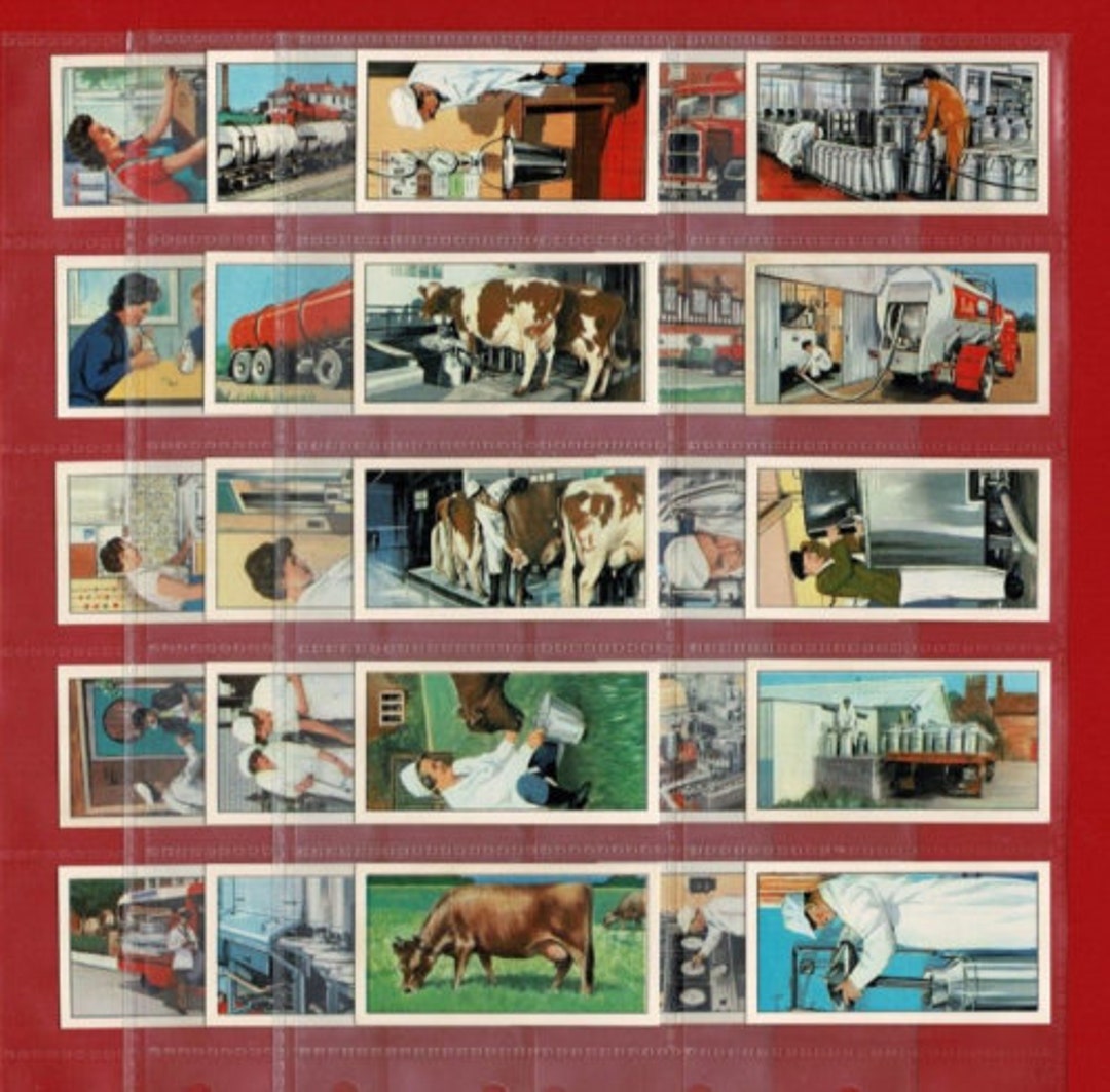 The STORY OF MILK Original 1964 British Tea Trade Card Set Clover ...