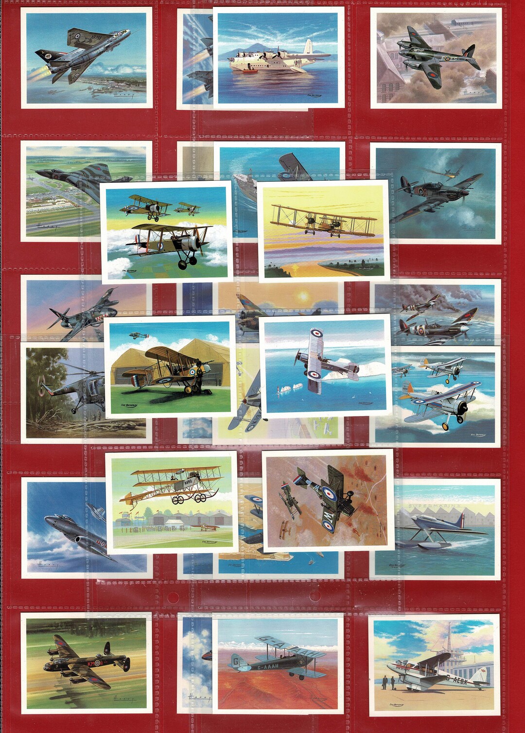 BRITISH AVIATION HISTORY - Original Cigarette Tobacco Card Set - John ...