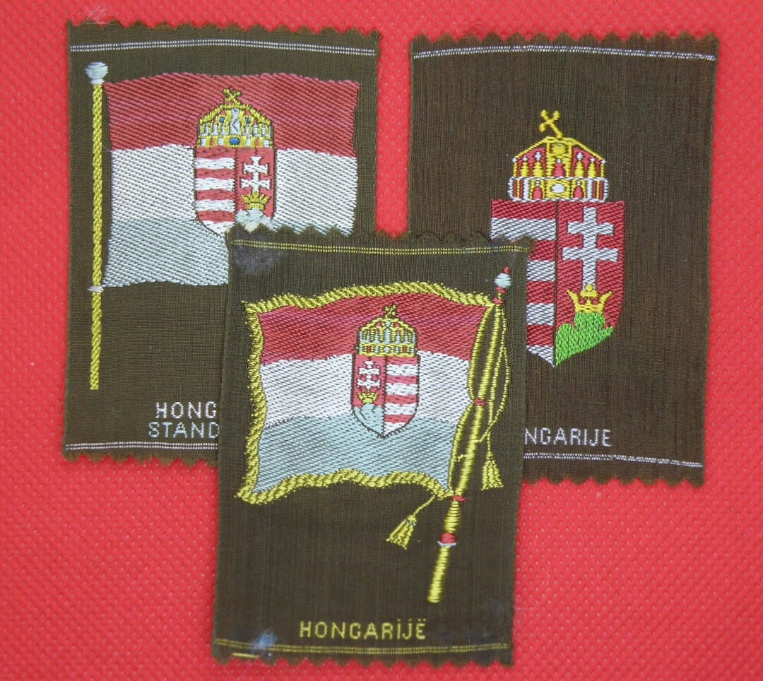HUNGARY - SILK FLAGS 1930 - National Flag, Standard Flag & Arms ...