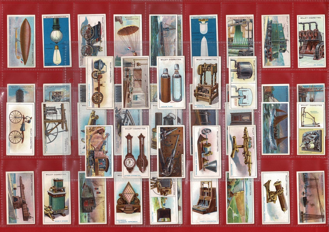 FAMOUS INVENTIONS Original World War I Cigarette / Tobacco Card Set ...