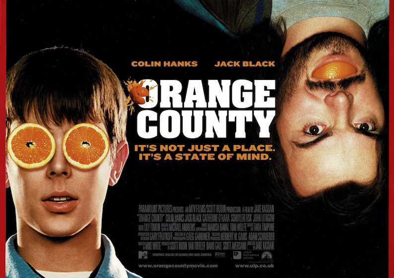 FILM POSTER / FLYER 'orange County' 2002 Colin - Etsy
