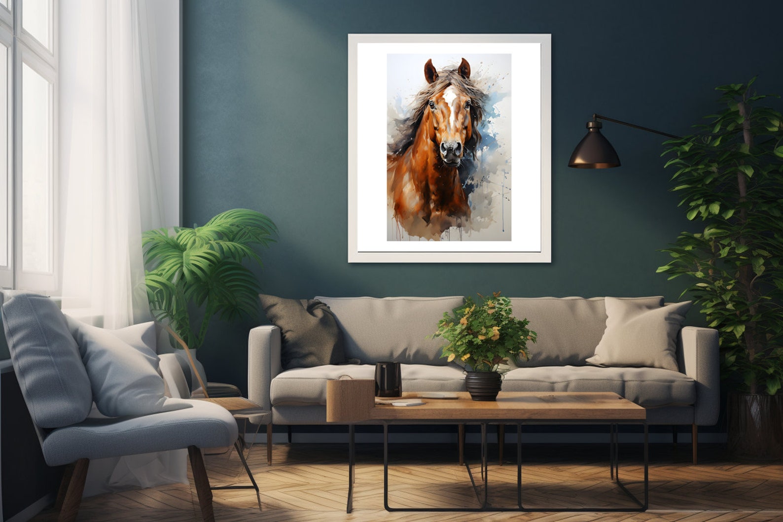 Horse Watercolor Style | Animal Watercolor | Giving Joy | Watercolor ...