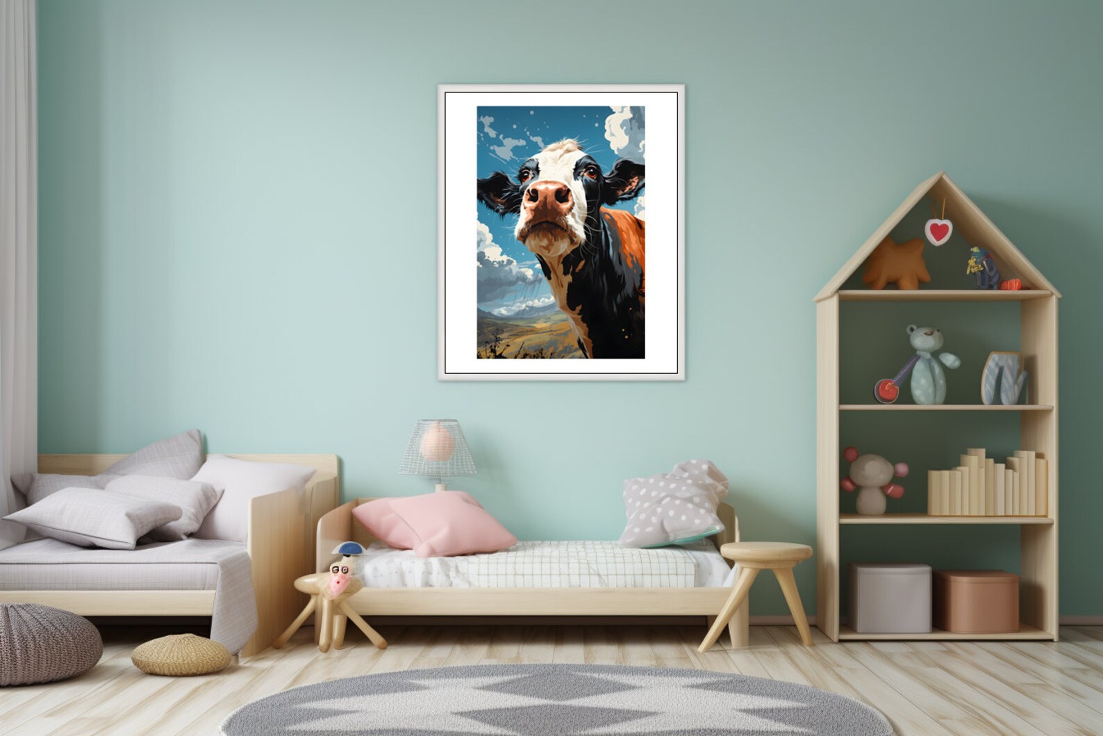 Cow Watercolor Style | Animal Watercolor | Giving Joy | Watercolor ...