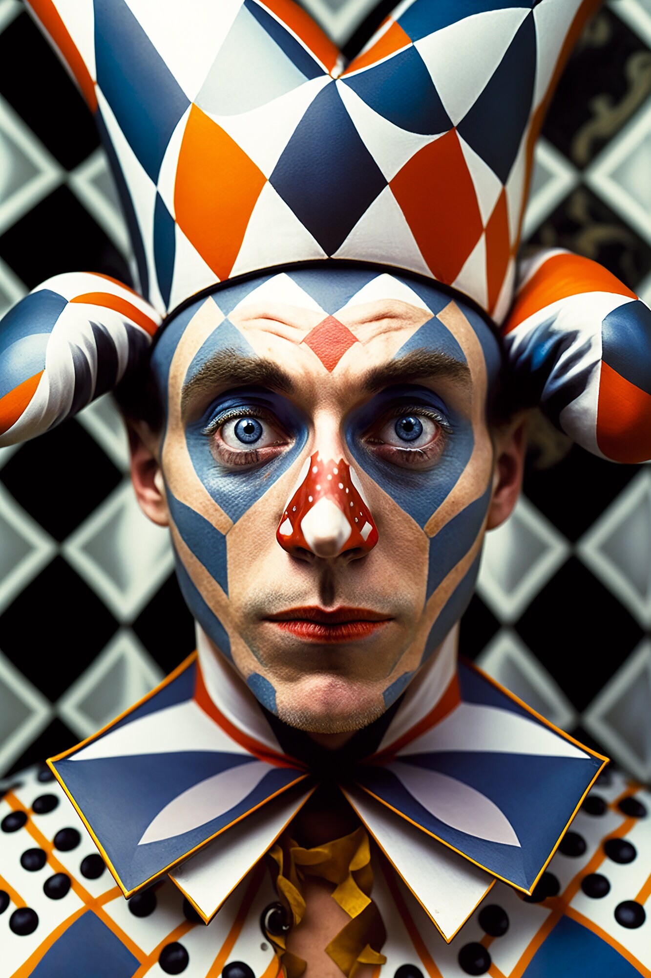 Clown Portrait | Portrait Clown | Sad Clown Portrait | Clown Picture ...