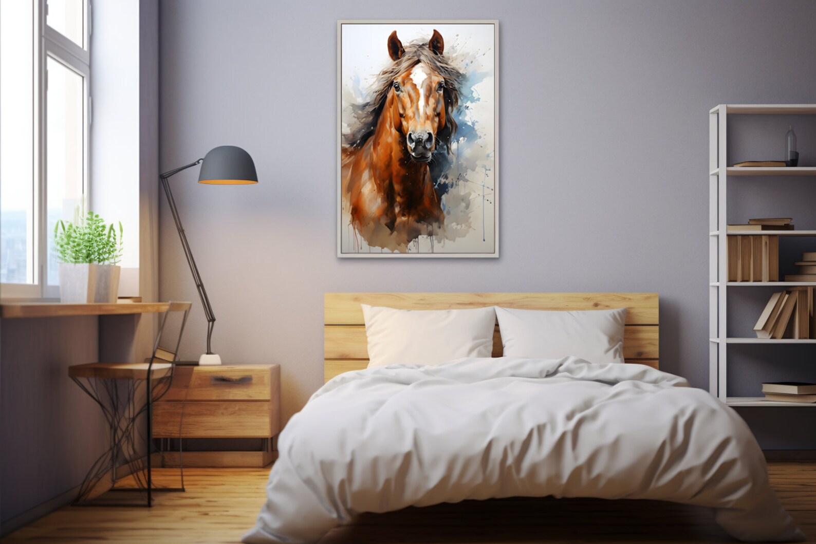 Horse Watercolor Style | Animal Watercolor | Giving Joy | Watercolor ...